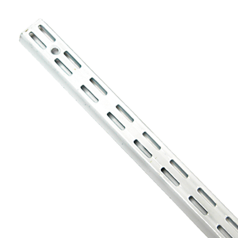 1980mm White Twin Slotted Uprights - Acopia
