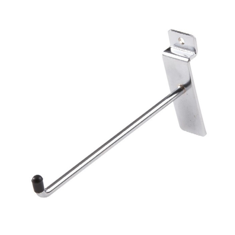 100mm Chrome Single Prong Slatwall Arms - Acopia